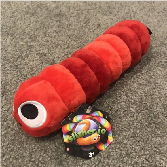 Bonkers | Toys | Slitherio Bendable Worm Red 8 Plush Toy Bonkers Toys ...